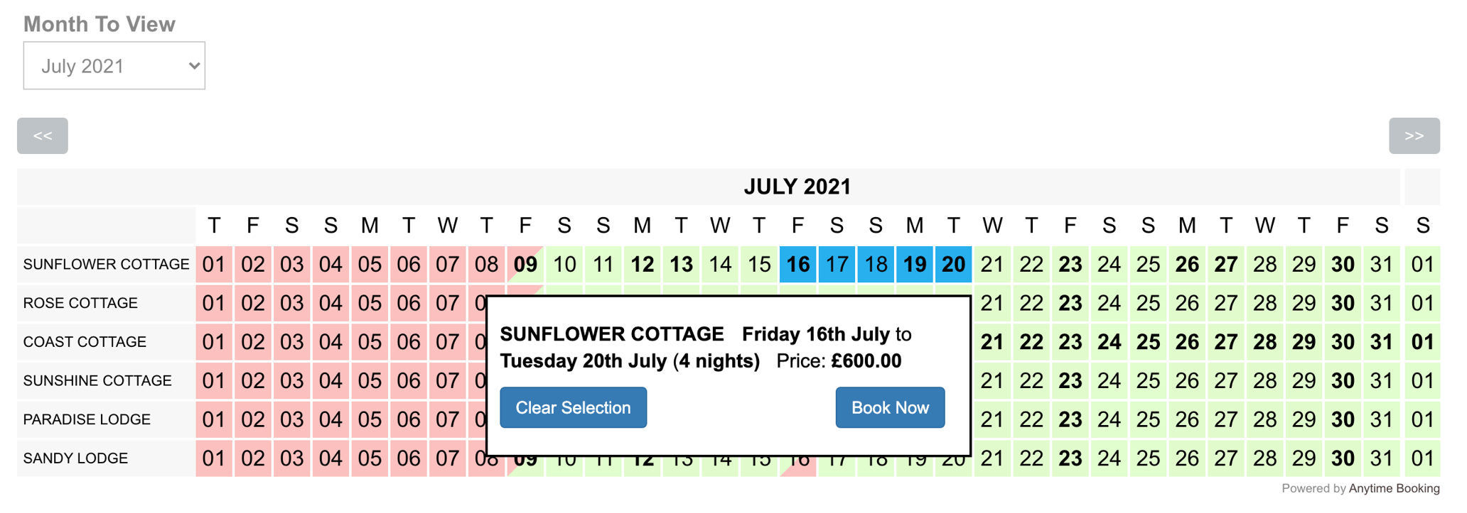 How to display your availability on your website