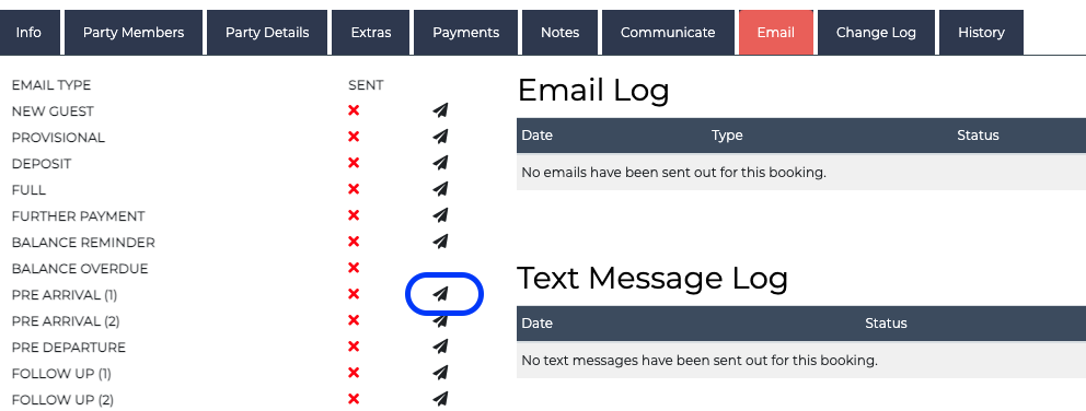 How to send pre-arrival emails to bookings from campsites.co.uk and ...